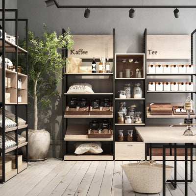 Ladenbausysteme | Modulare Regalsysteme | Mandai Design
